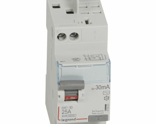 Interrupteur différentiel | DX3 | 2P 30mA | Type AC | TGA | Legrand | Interrupteur / bloc ...